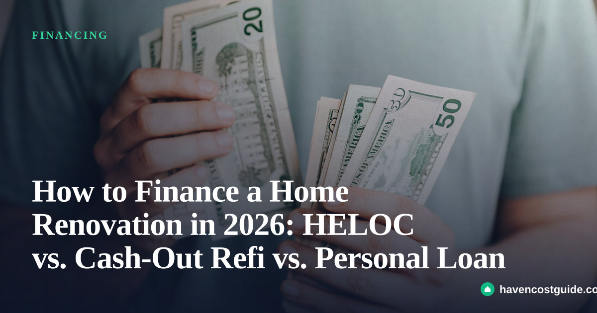 How to Finance a Home Renovation in 2026: HELOC vs. Cash-Out Refi vs ...