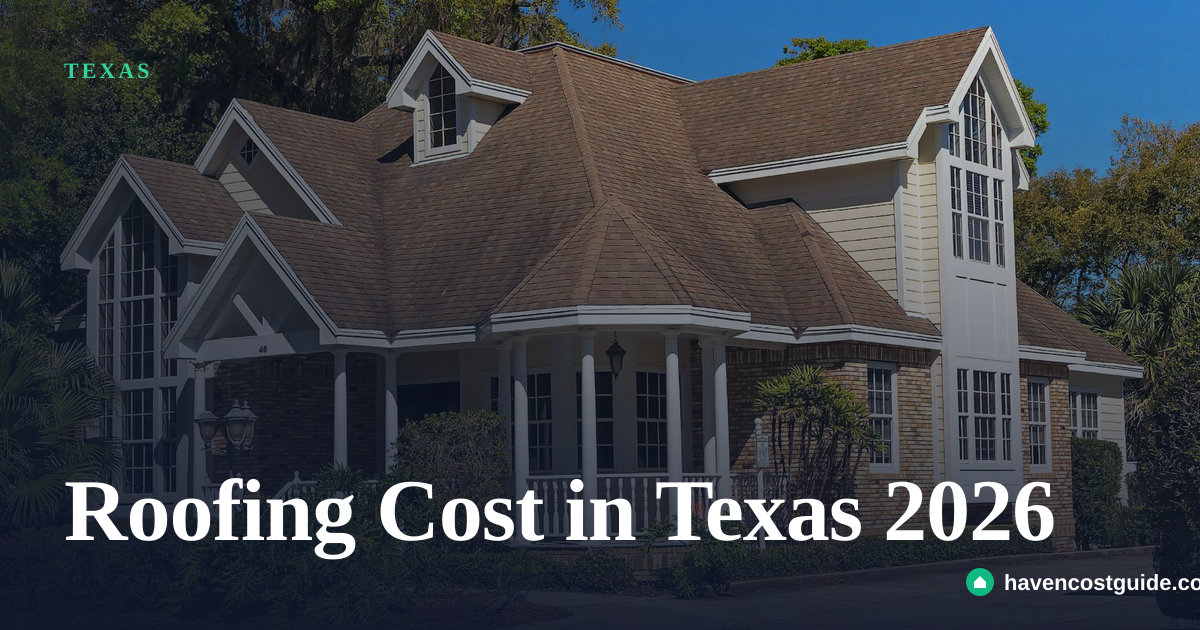 Roof Replacement Cost in Texas (2026 Estimates) | HavenCostGuide